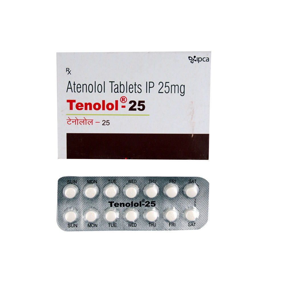 Buy Tenolol 25mg 14 Tablets Online at Best Prices | Wellness Forever