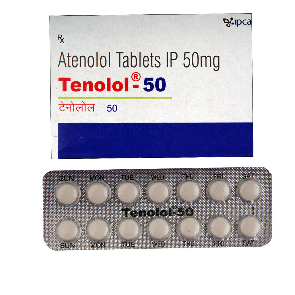 Buy Tenolol 50mg 14 Tablets Online at Best Prices | Wellness Forever