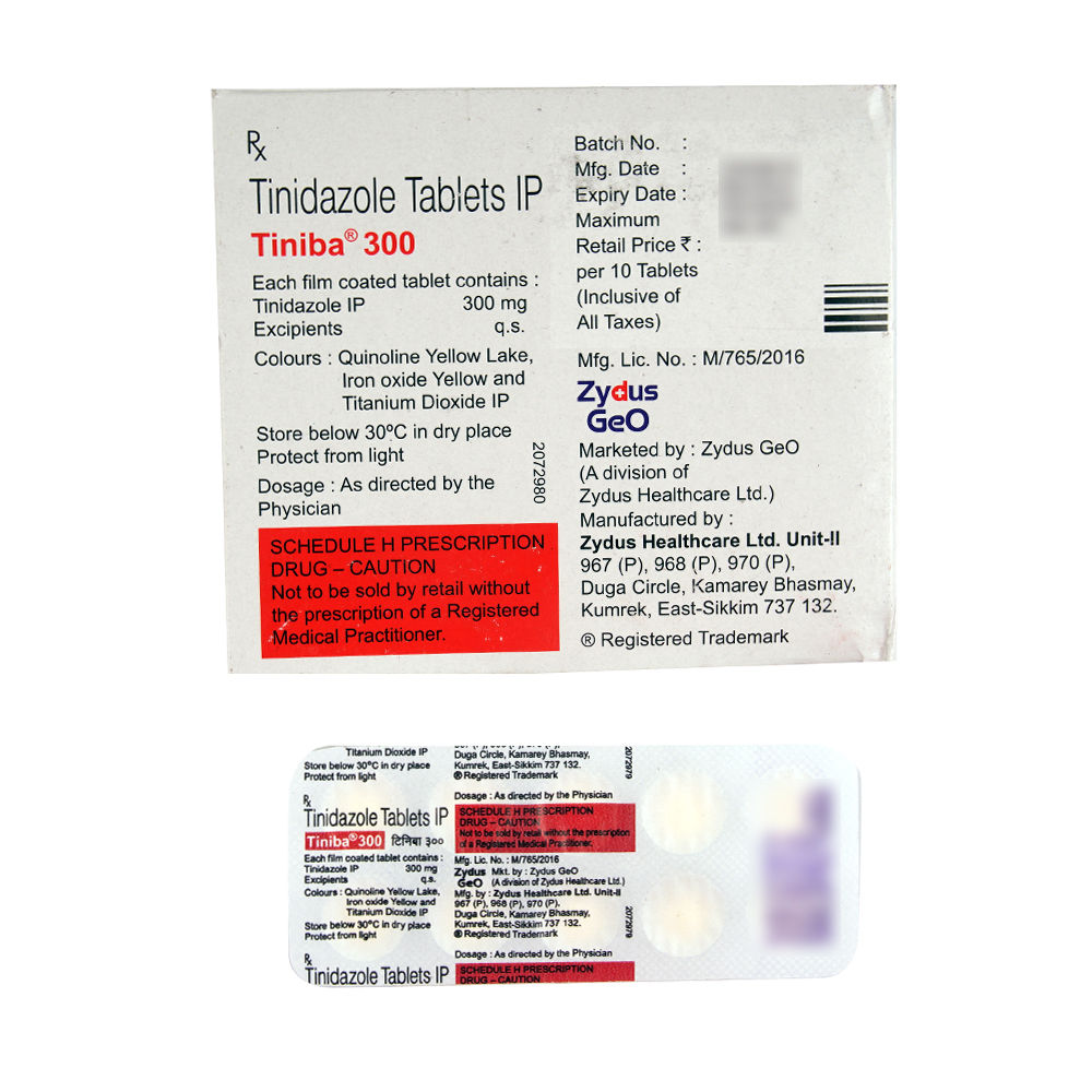 Buy Tiniba 300mg 10 Tablets Online at Best Prices | Wellness Forever