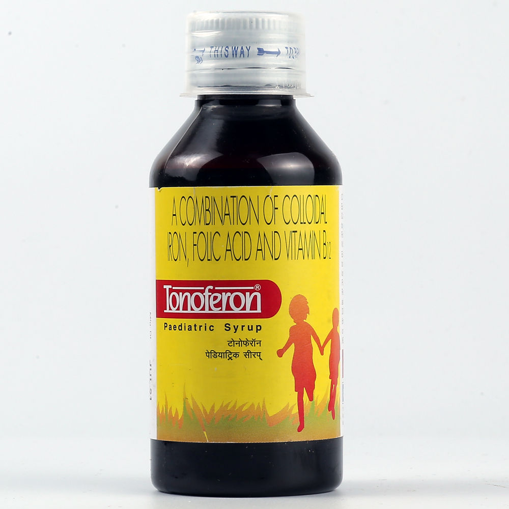 Buy Tonoferon Paediatric Syrup 100 ml Online at Best Prices | Wellness ...