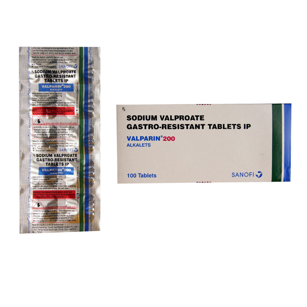 Buy Valparin 200mg 10 Tablets Online at Best Prices | Wellness Forever