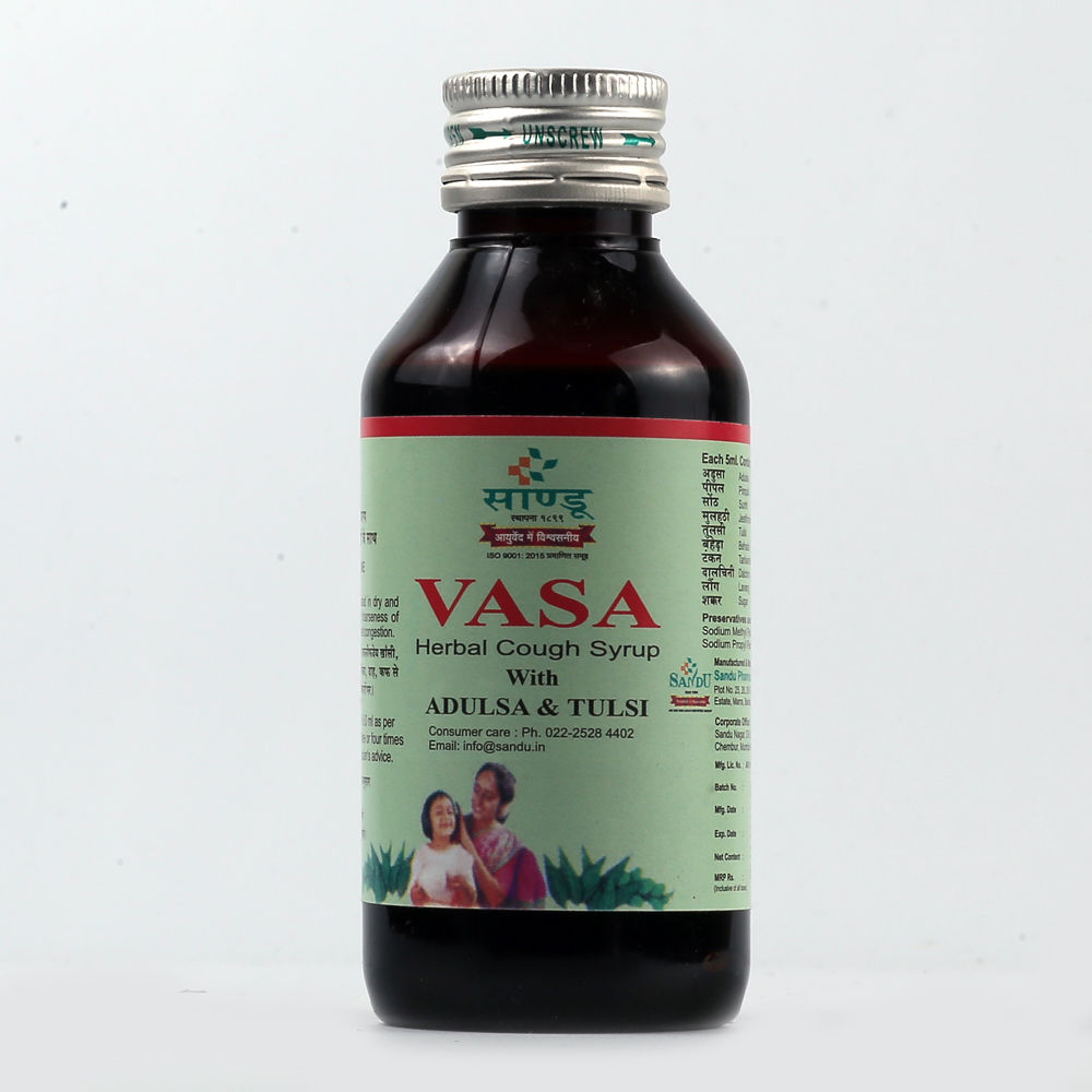 Buy Sandu Vasa Syrup 100 ml Online at Best Prices | Wellness Forever