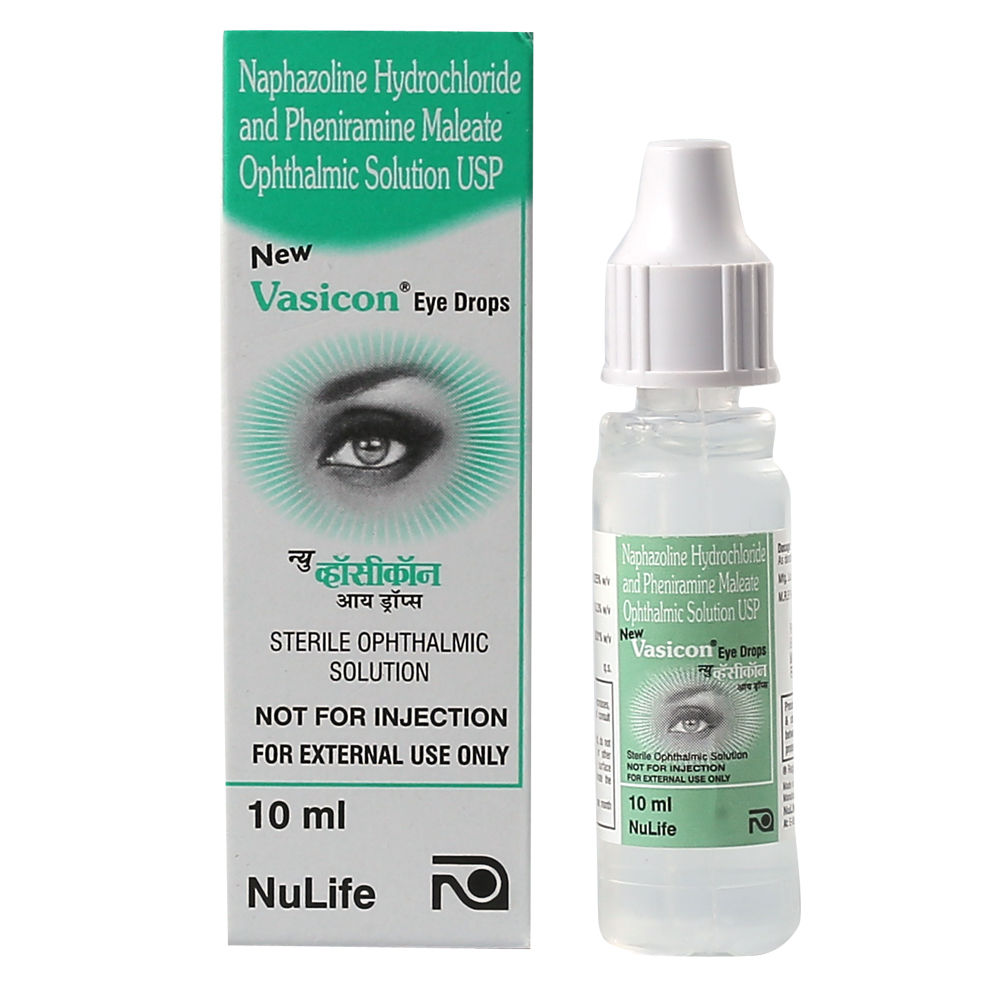 Buy Vasicon Eye Drops 10 ml Online at Best Prices | Wellness Forever