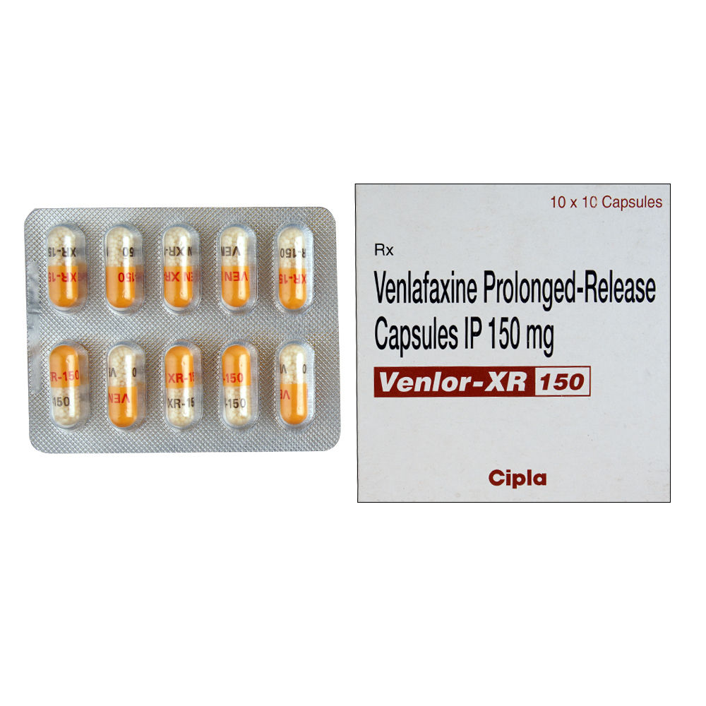 Buy Venlor-XR 150mg 10 Capsules Online at Best Prices | Wellness Forever