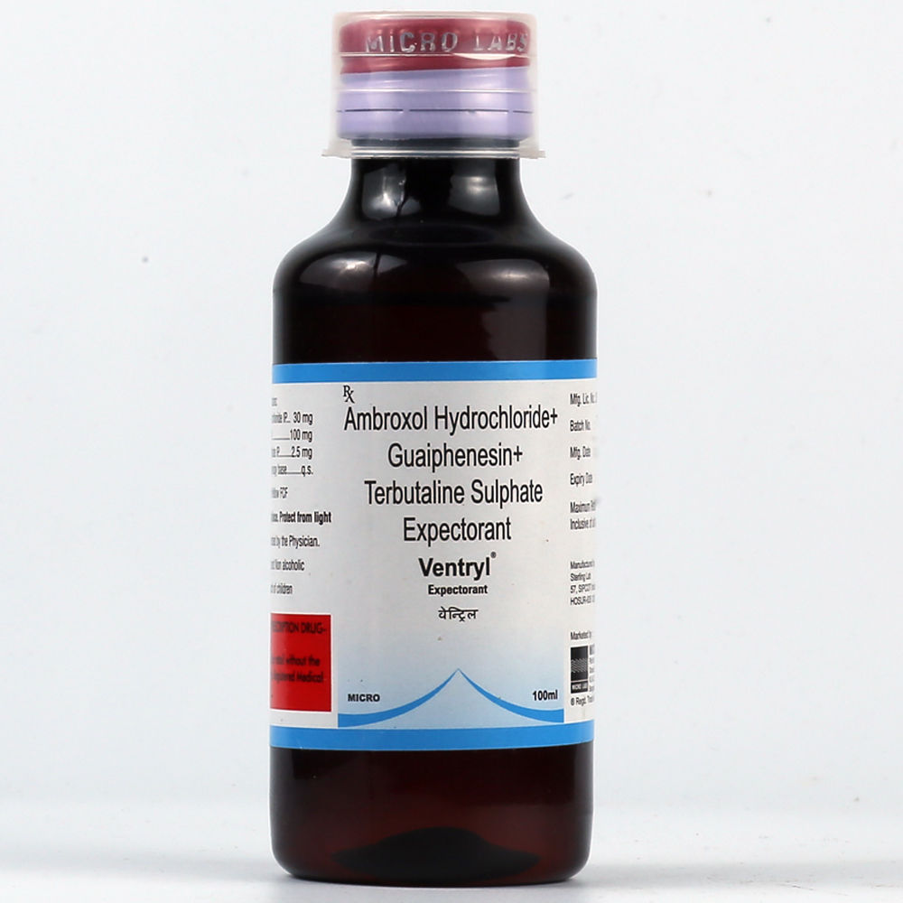 Buy Ventryl Expectorant 100 ml Online at Best Prices | Wellness Forever
