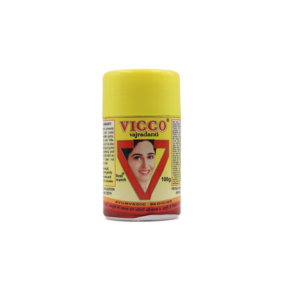 Buy Vicco Vajradanti Tooth Powder, 100 g Online at Best Prices ...