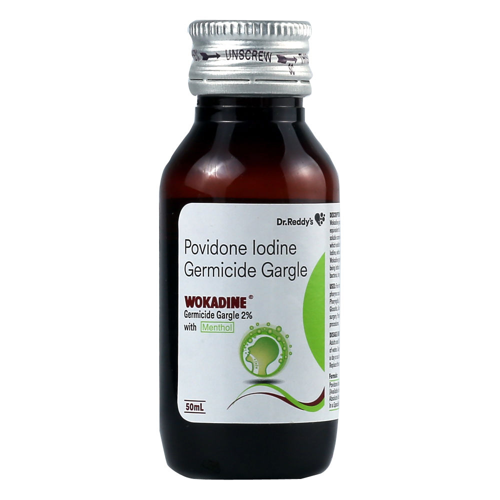 Buy Wokadine 2% Gargle 50 ml Online at Best Prices | Wellness Forever