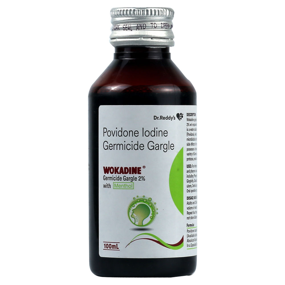 Buy Wokadine 2% gargle 100 ml Online at Best Prices | Wellness Forever