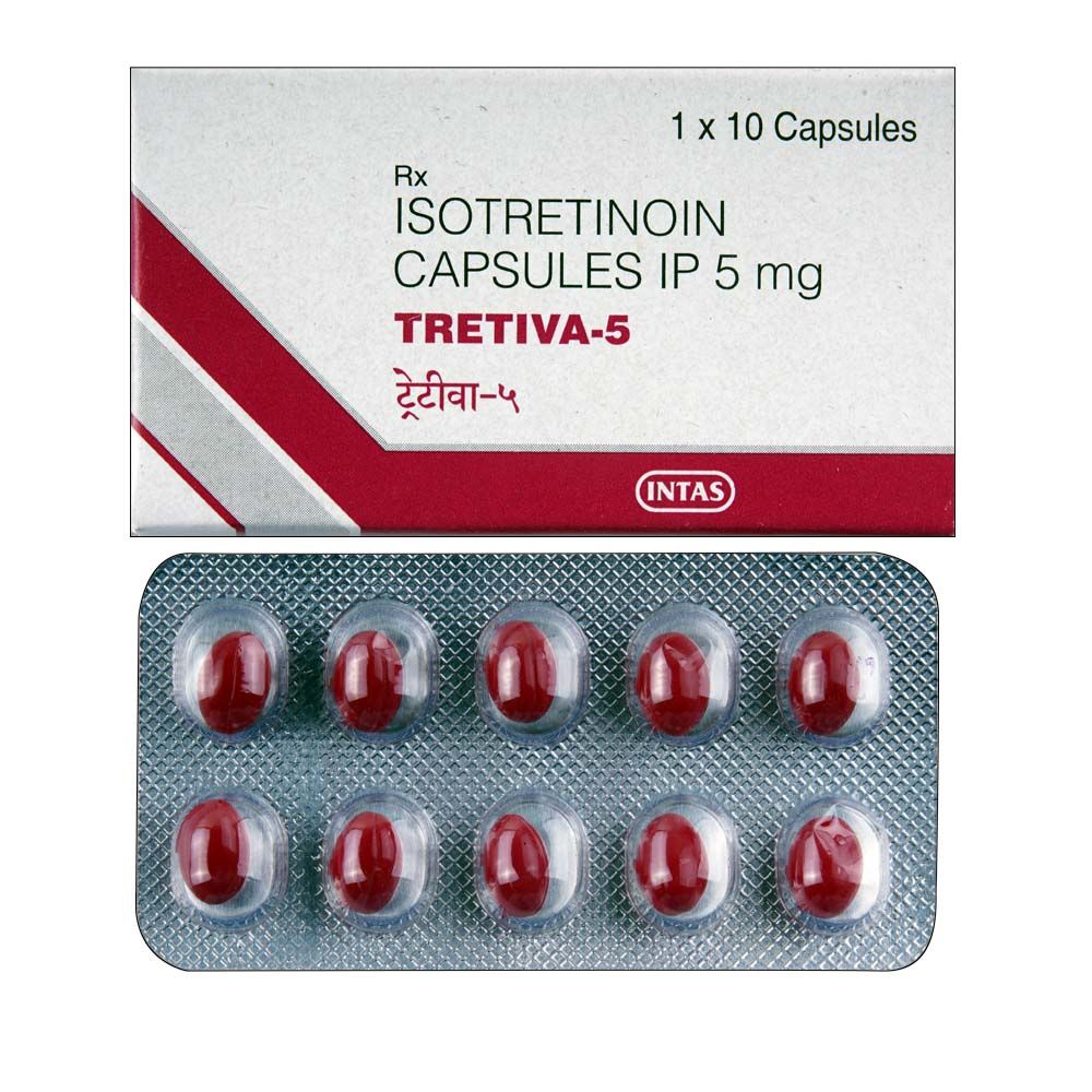 Buy Tretiva 5mg 10 Capsules Online at Best Prices | Wellness Forever