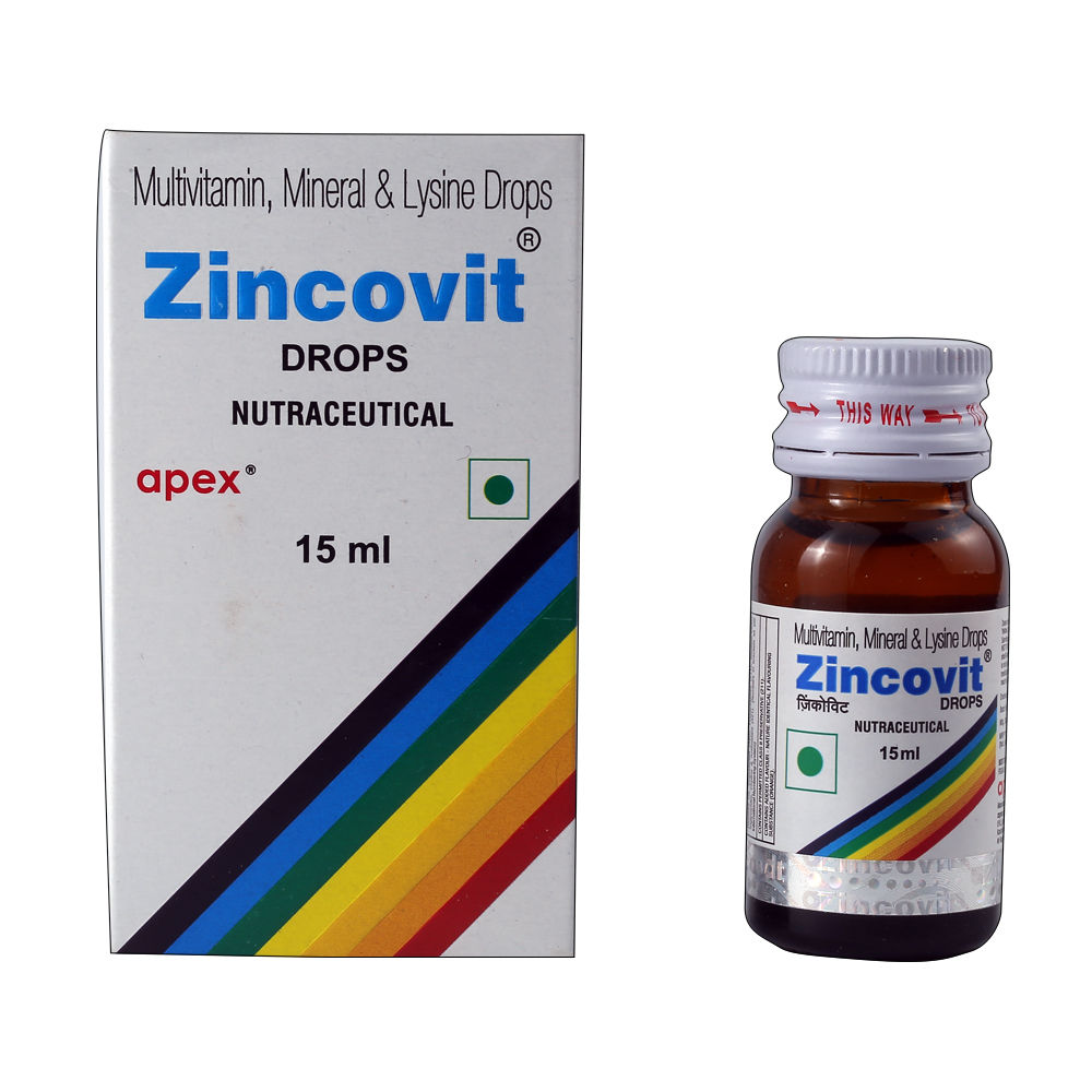 Buy Zincovit Oral Drops 15 ml Online at Best Prices | Wellness Forever