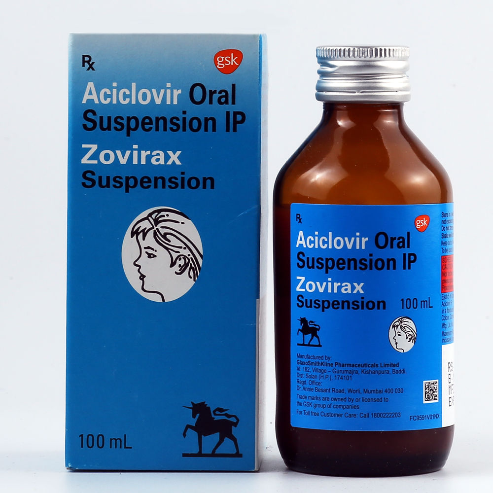 Buy Zovirax Syrup 100 ml Online at Best Prices | Wellness Forever