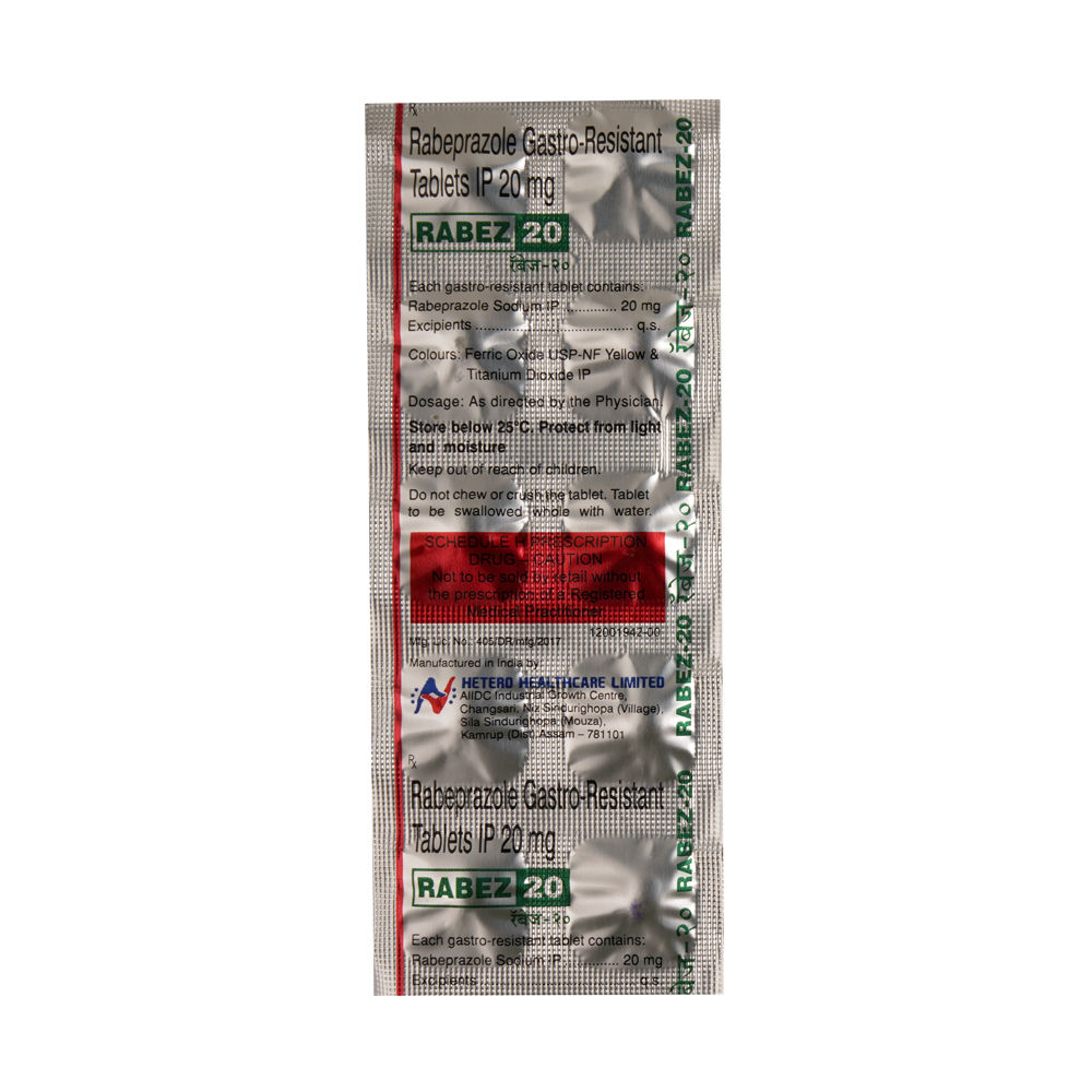 Buy Rabez 20mg 10 Tablets Online at Best Prices | Wellness Forever