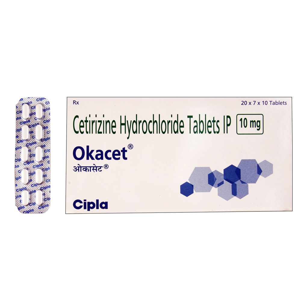 Buy Okacet 10 Tablets Online at Best Prices | Wellness Forever
