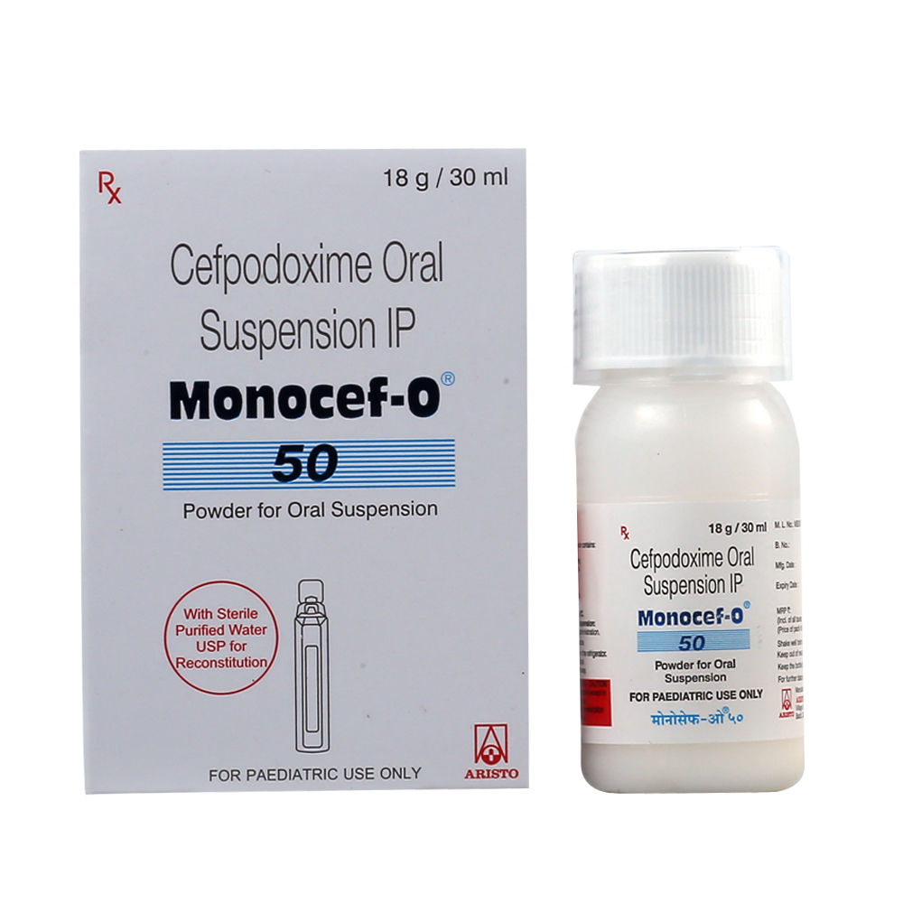 Buy Monocef-O 50mg Syrup 30 ml Online at Best Prices | Wellness Forever