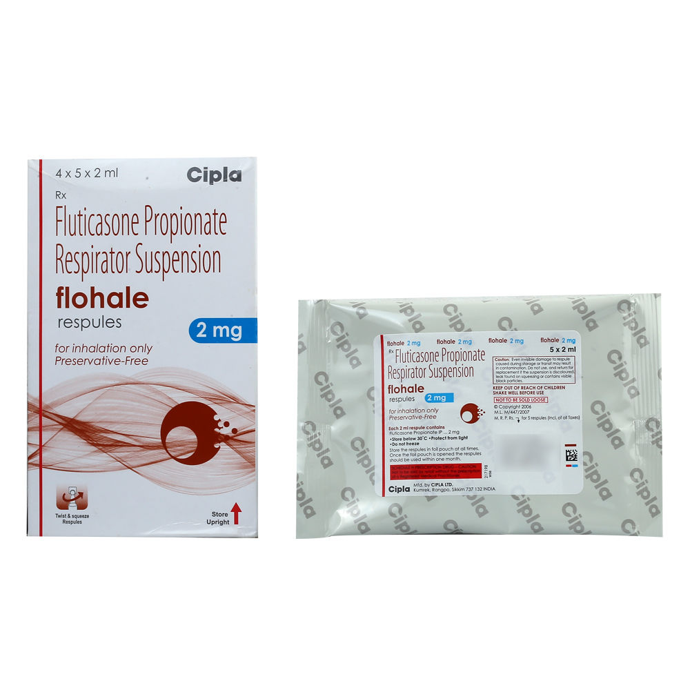 Buy Flohale 2mg Respules 2 ml Online at Best Prices | Wellness Forever