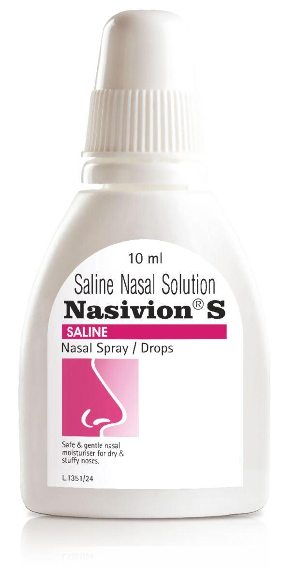 Buy Nasivion S Saline (10ml) | Nasal Drops | Provides Relief from ...