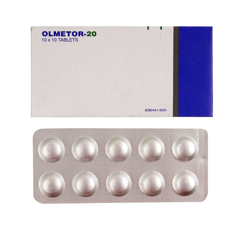 Buy Olmetor 20mg 10 Tablets Online at Best Prices | Wellness Forever