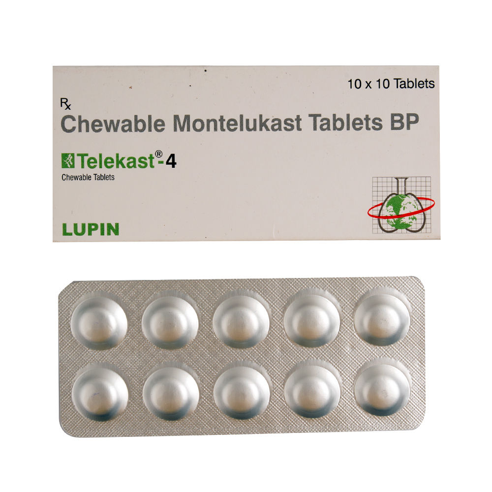 Buy Telekast 4mg 10 Tablets Online at Best Prices | Wellness Forever