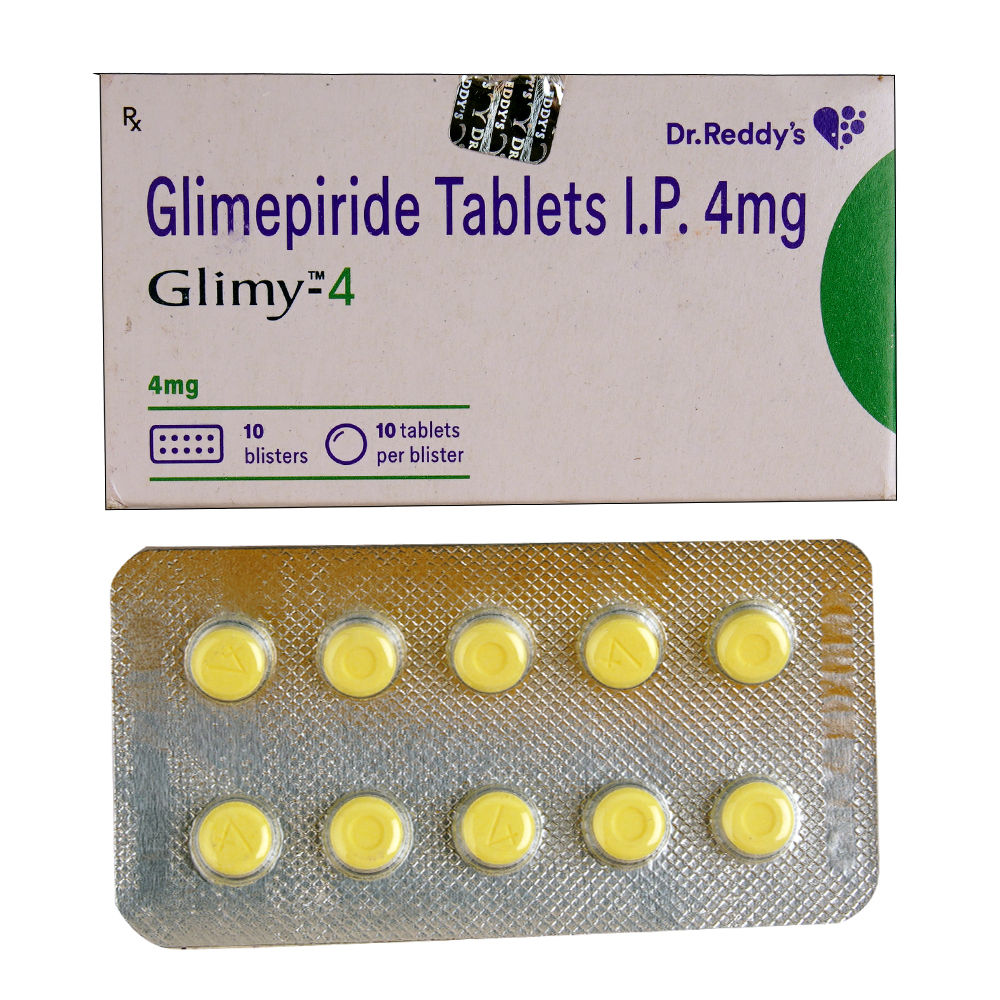 Buy Glimy 4mg 10 Tablets Online at Best Prices | Wellness Forever