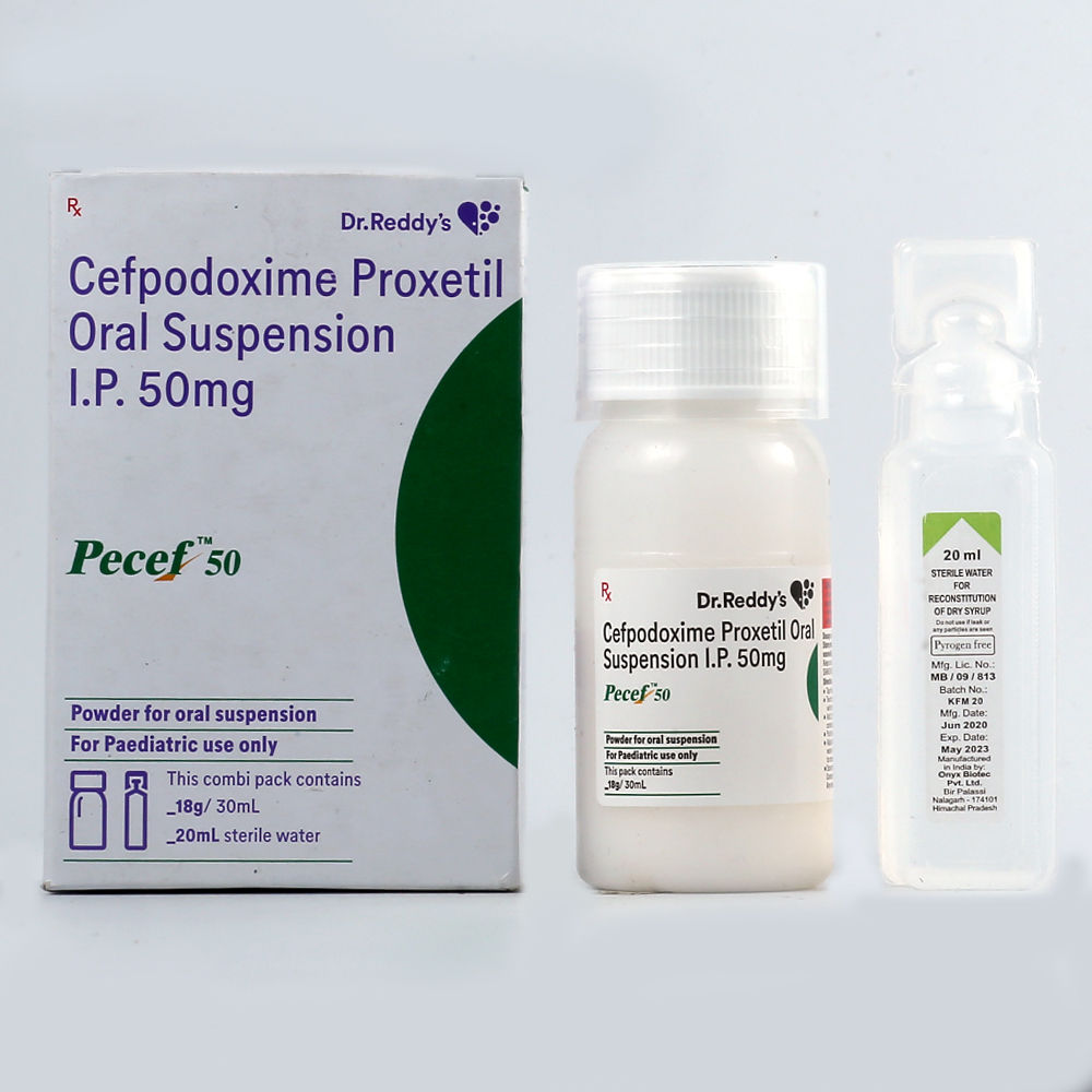 Buy Pecef 50mg Syrup 30 ml Online at Best Prices | Wellness Forever