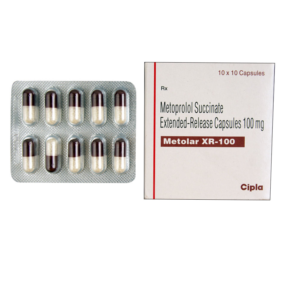 Buy Metolar-XR 100mg 10 Capsules Online at Best Prices | Wellness Forever