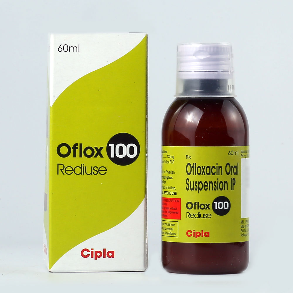 Buy Oflox 100mg Rediuse Syrup 60 ml Online at Best Prices | Wellness ...