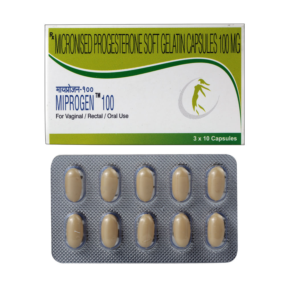 Buy Miprogen 100mg 10 Capsules Online at Best Prices | Wellness Forever