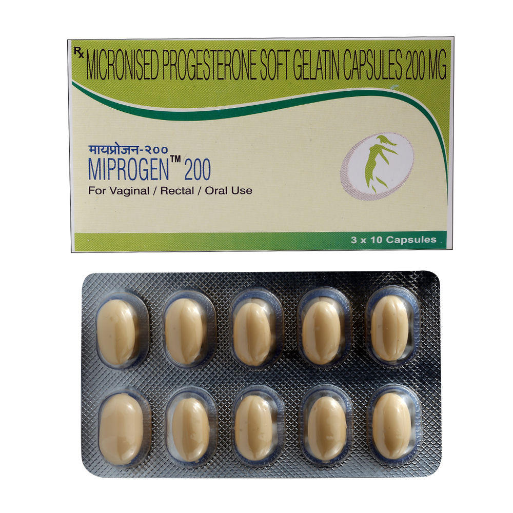Buy Miprogen 200mg 10 Capsules Online at Best Prices | Wellness Forever