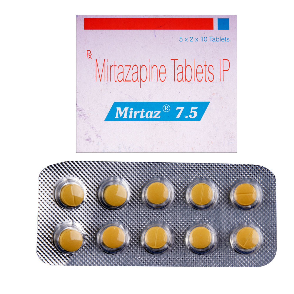 Buy Mirtaz 7.5mg 10 Tablets Online at Best Prices | Wellness Forever
