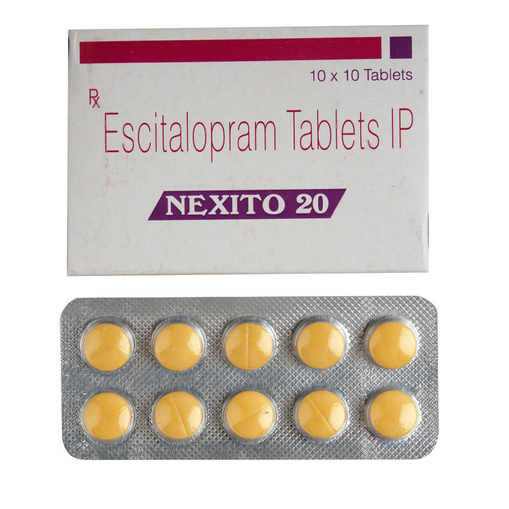 Buy Nexito 20Mg 10 Tablets Online at Best Prices | Wellness Forever