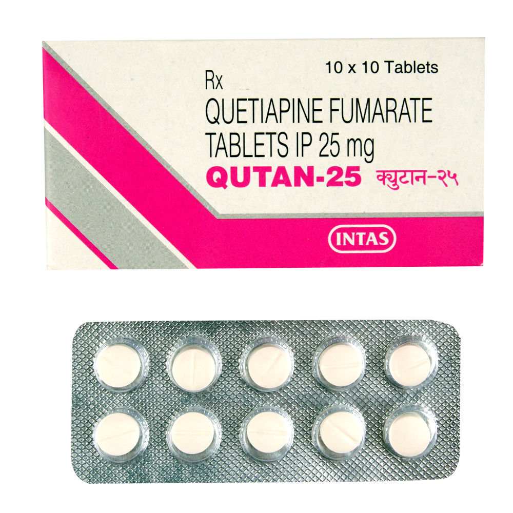 Buy Qutan 25mg 10 Tablets Online at Best Prices | Wellness Forever