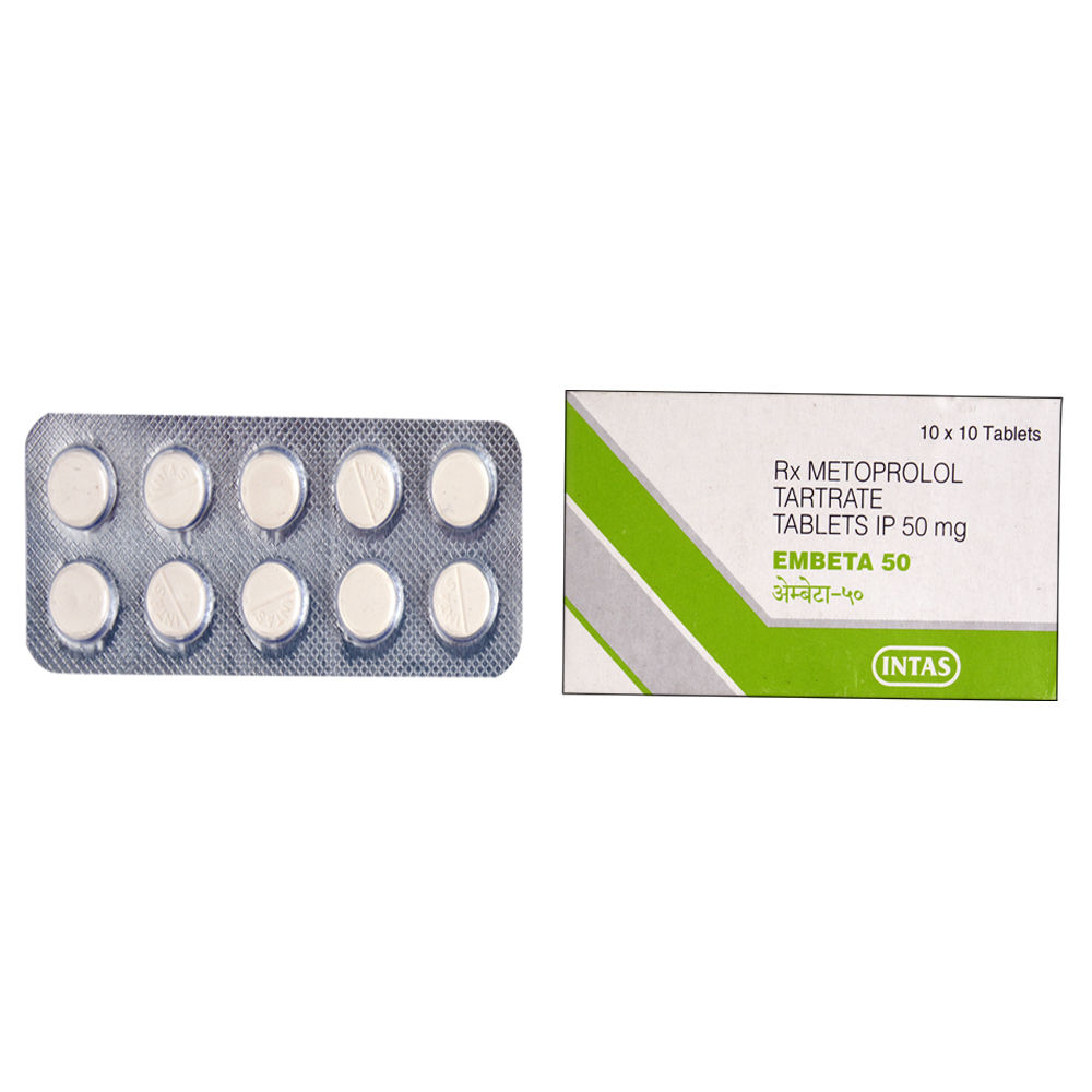 Buy Embeta 50mg 10 Tablets Online at Best Prices | Wellness Forever