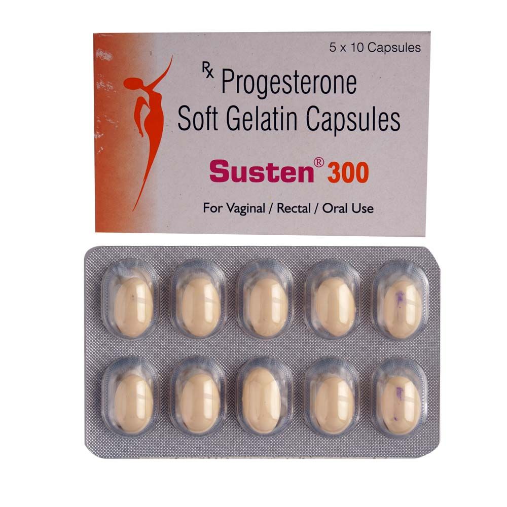Buy Susten 300mg 10 Capsules Online at Best Prices | Wellness Forever