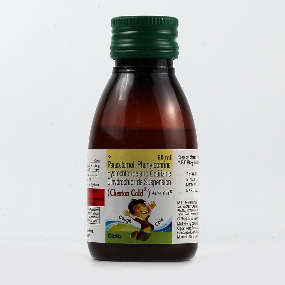 Buy Cheston-Cold Syrup 60 ml Online at Best Prices | Wellness Forever