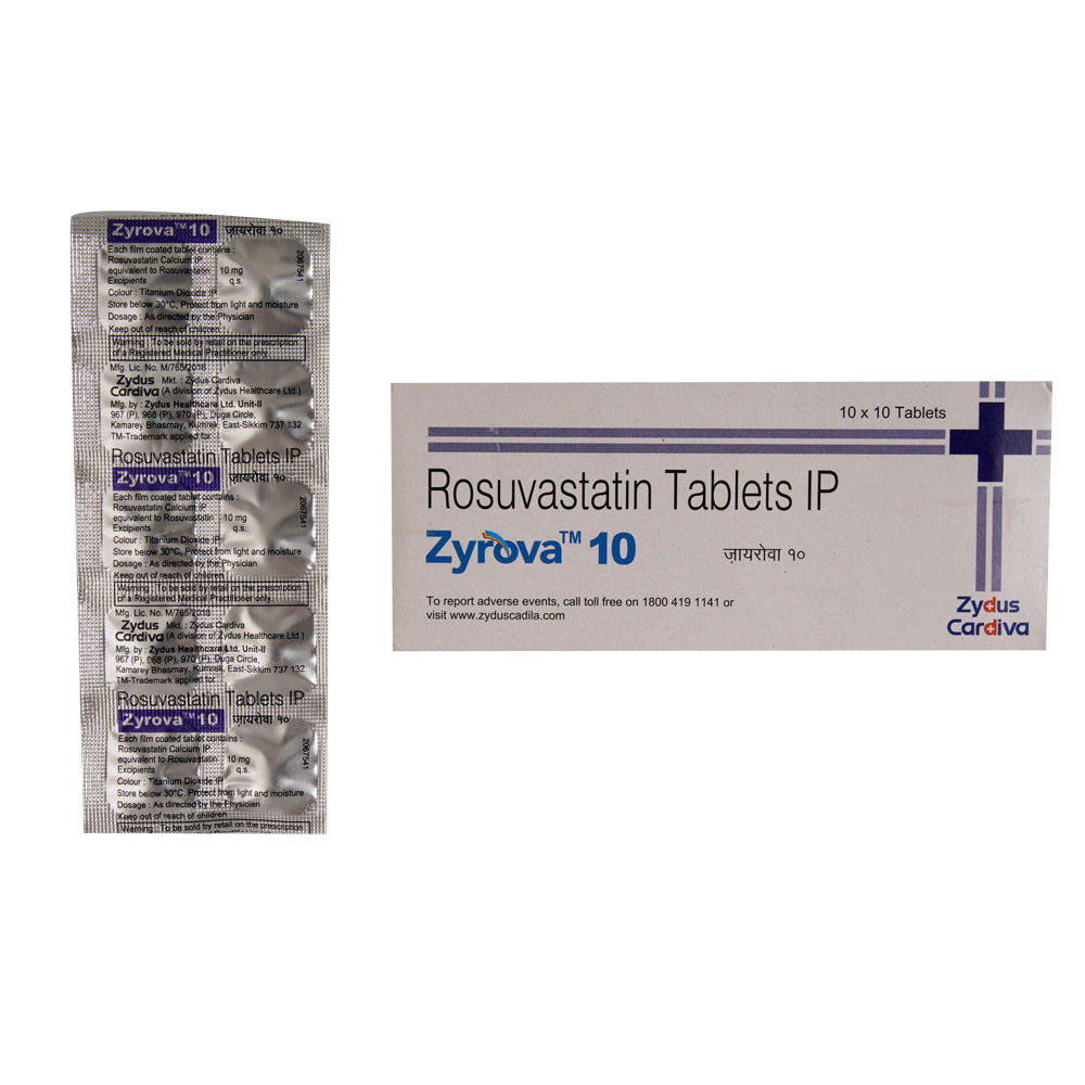 Buy Zyrova 10mg 10 Tablets Online at Best Prices | Wellness Forever