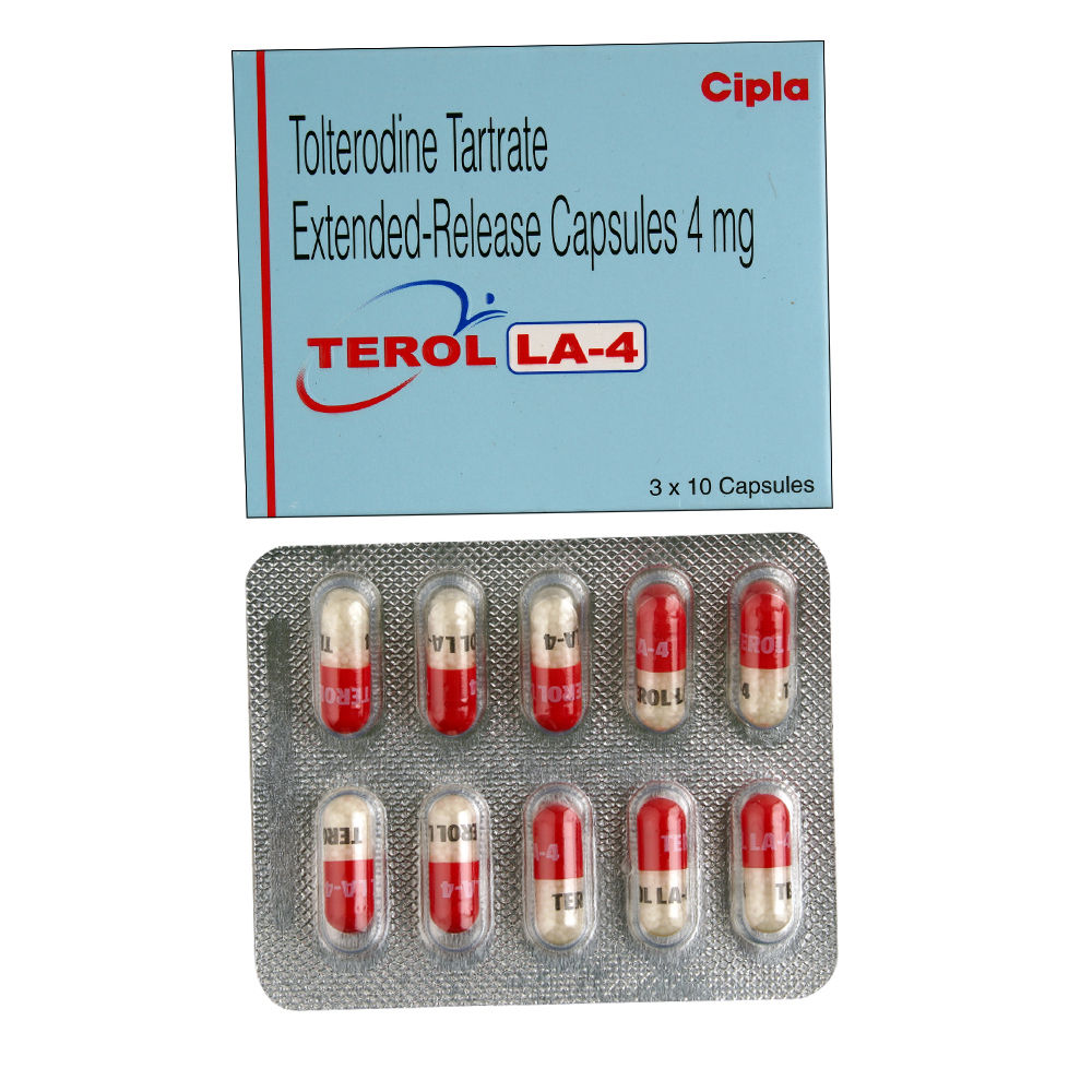 Buy Terol-LA 4mg 10 Capsules Online at Best Prices | Wellness Forever