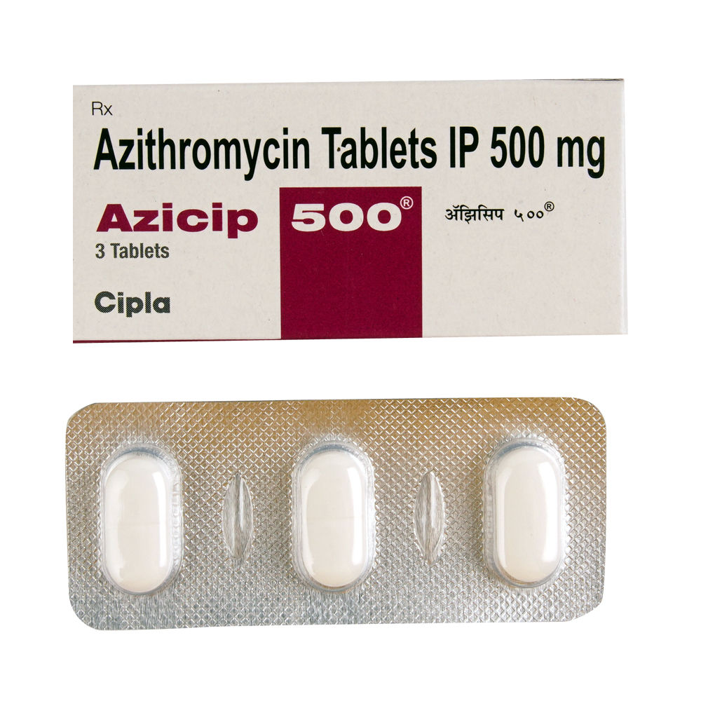 Buy Azicip 500mg 3 Tablets Online at Best Prices | Wellness Forever