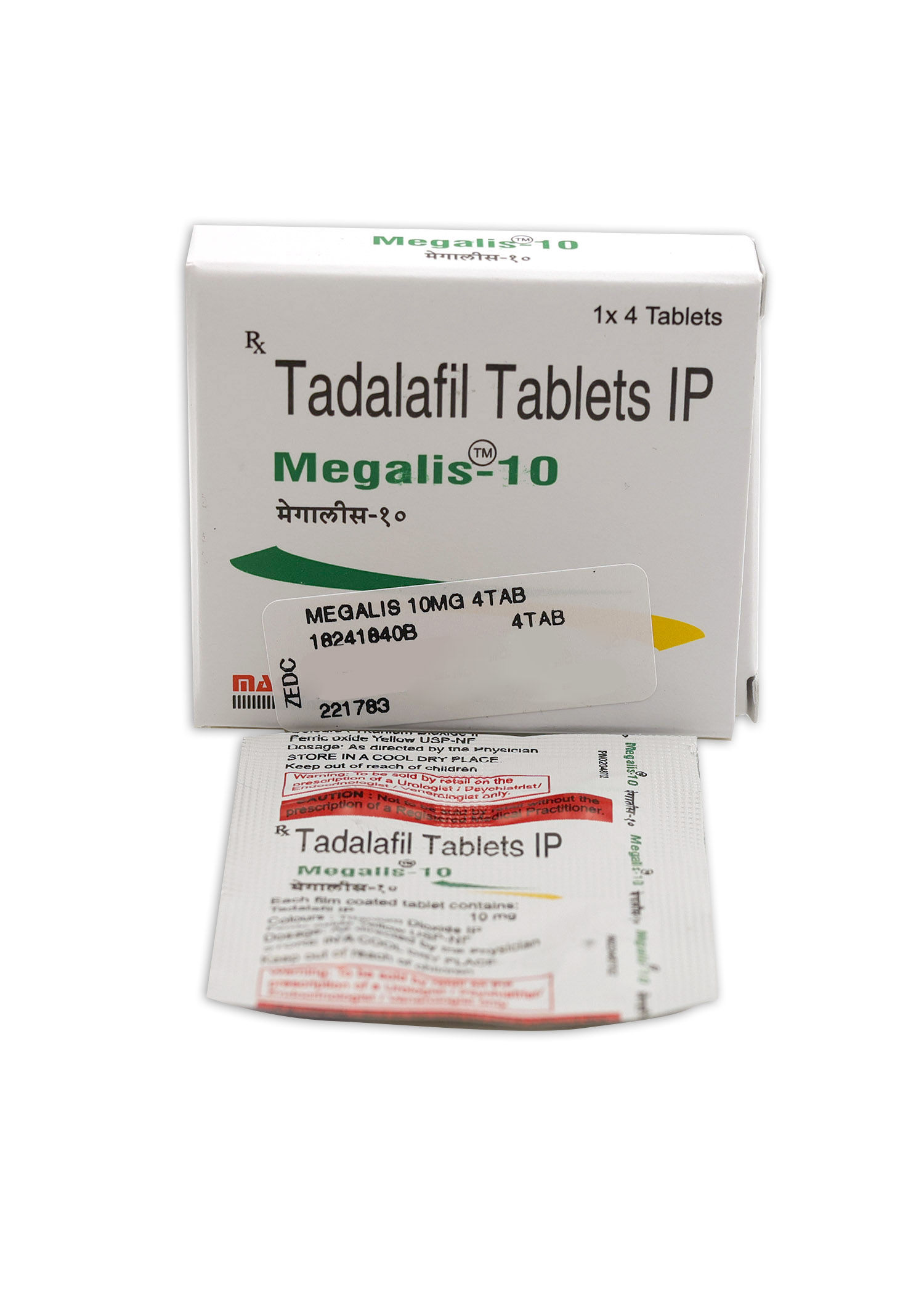 Buy Megalis 10Mg 4Tablets Online at Best Prices | Wellness Forever