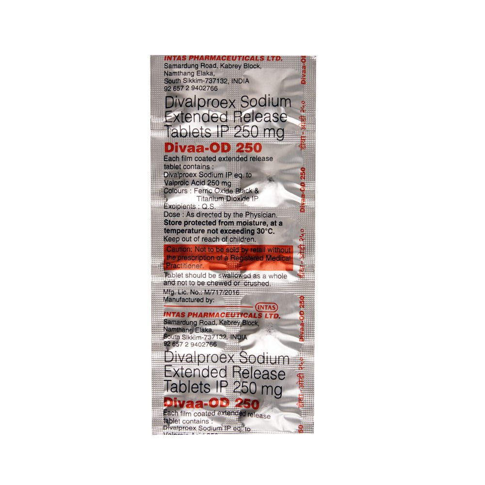 Buy Divaa-Od 250Mg 10 Tablets Online at Best Prices | Wellness Forever