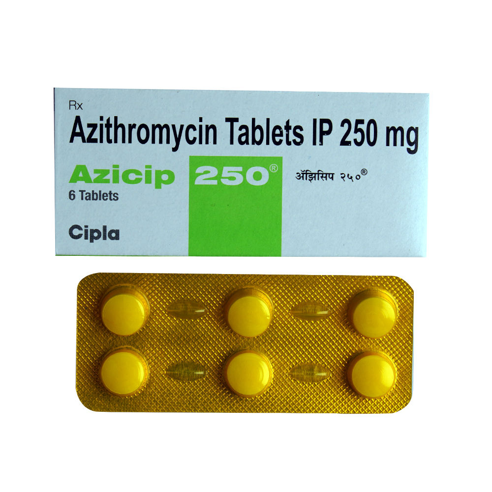 Buy Azicip 250mg 6 Tablets Online at Best Prices | Wellness Forever