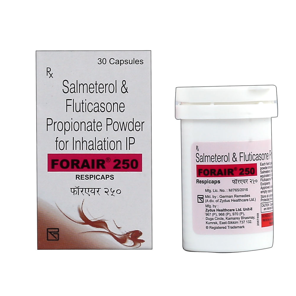 Buy Forair 250 Respicap 30 Capsules Online at Best Prices | Wellness ...
