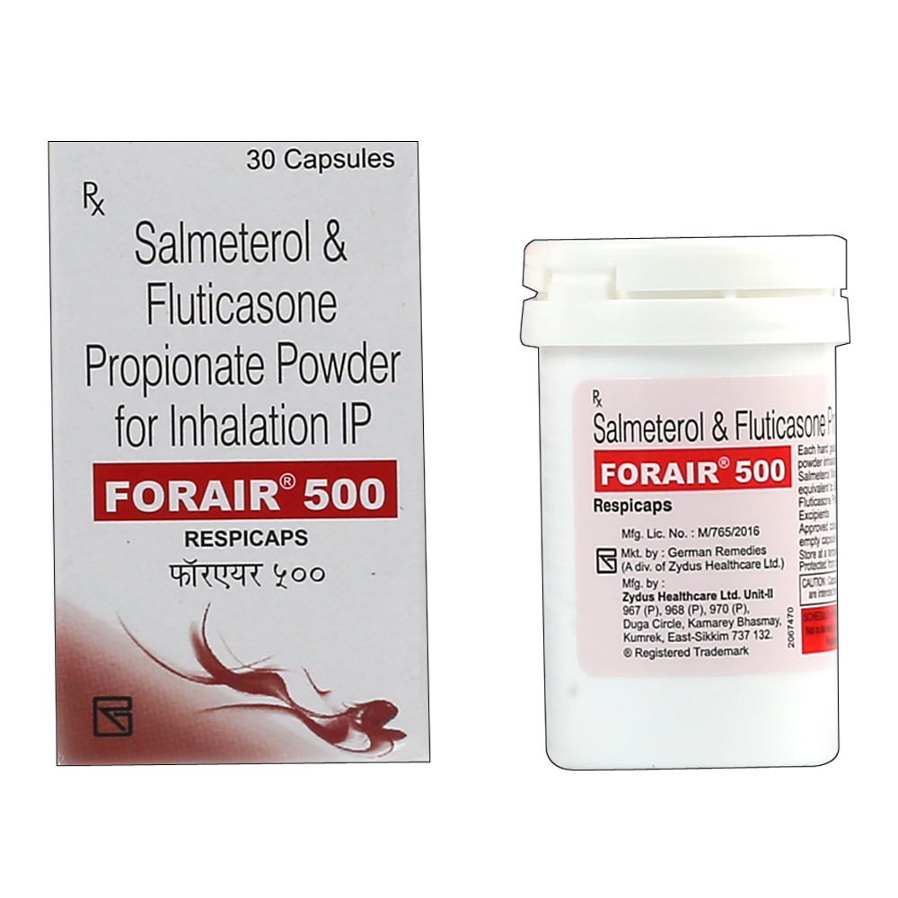 Buy Forair 500 Respicap 30 Capsules Online at Best Prices | Wellness ...