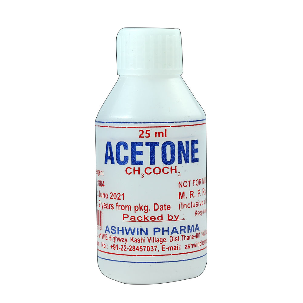 Buy Ashwin Acetone 25 ml Online at Best Prices | Wellness Forever
