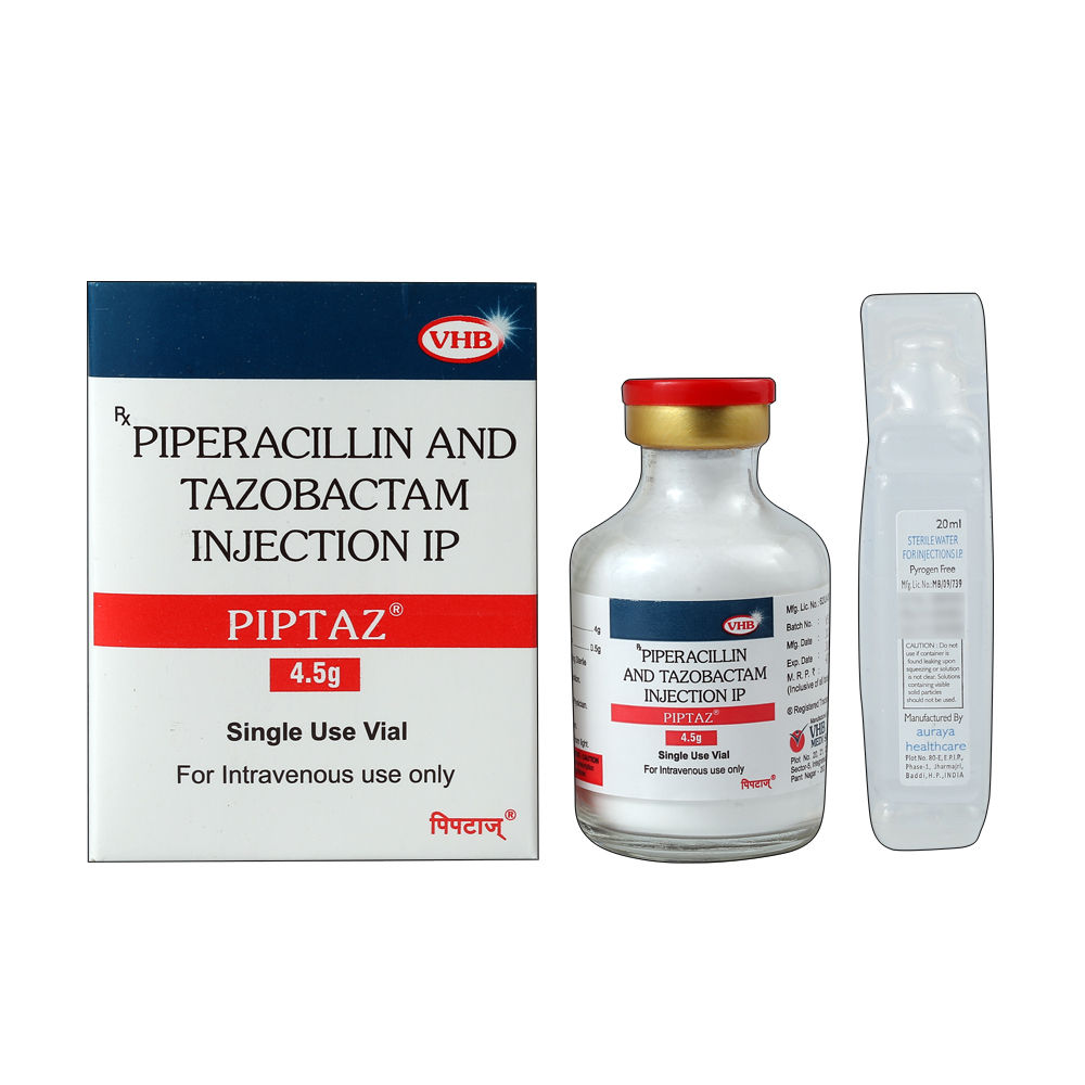 Buy Piptaz 4.5gm Injection Vial Online at Best Prices | Wellness Forever