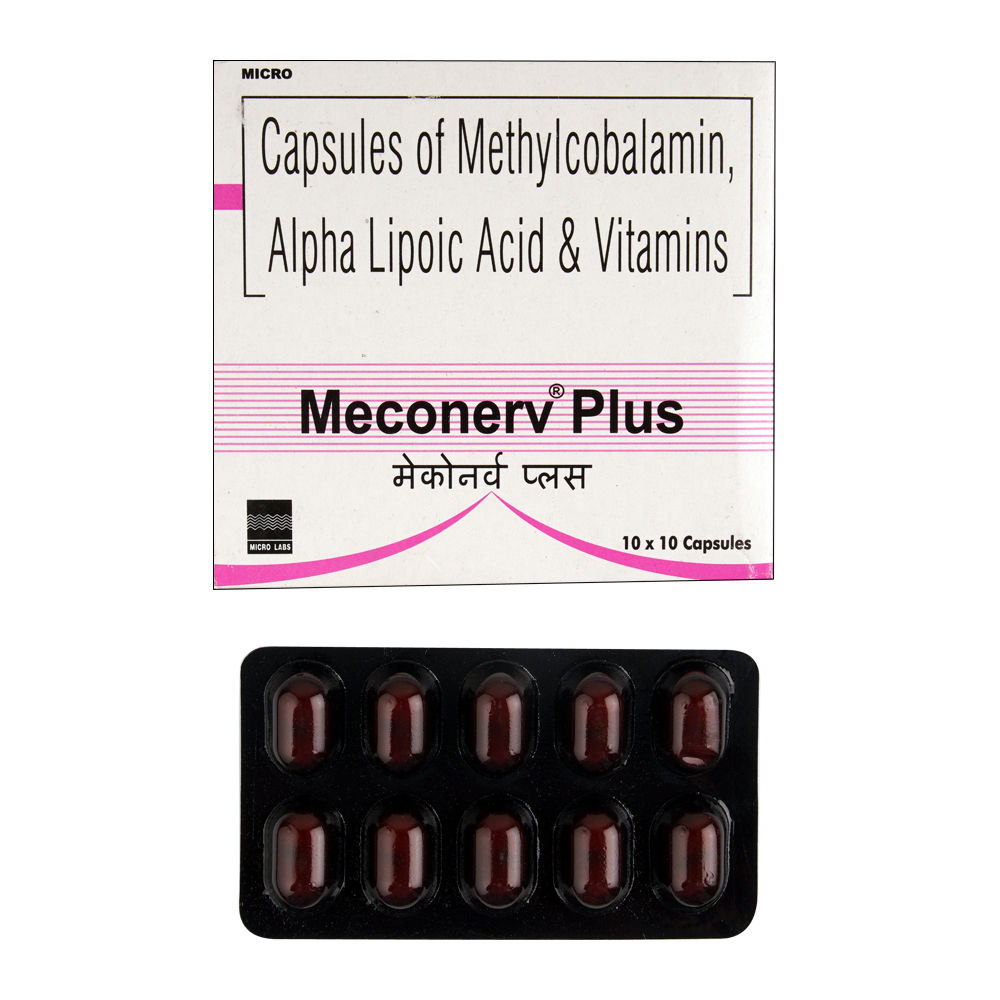 Buy Meconerv-Plus 10 Capsules Online at Best Prices | Wellness Forever