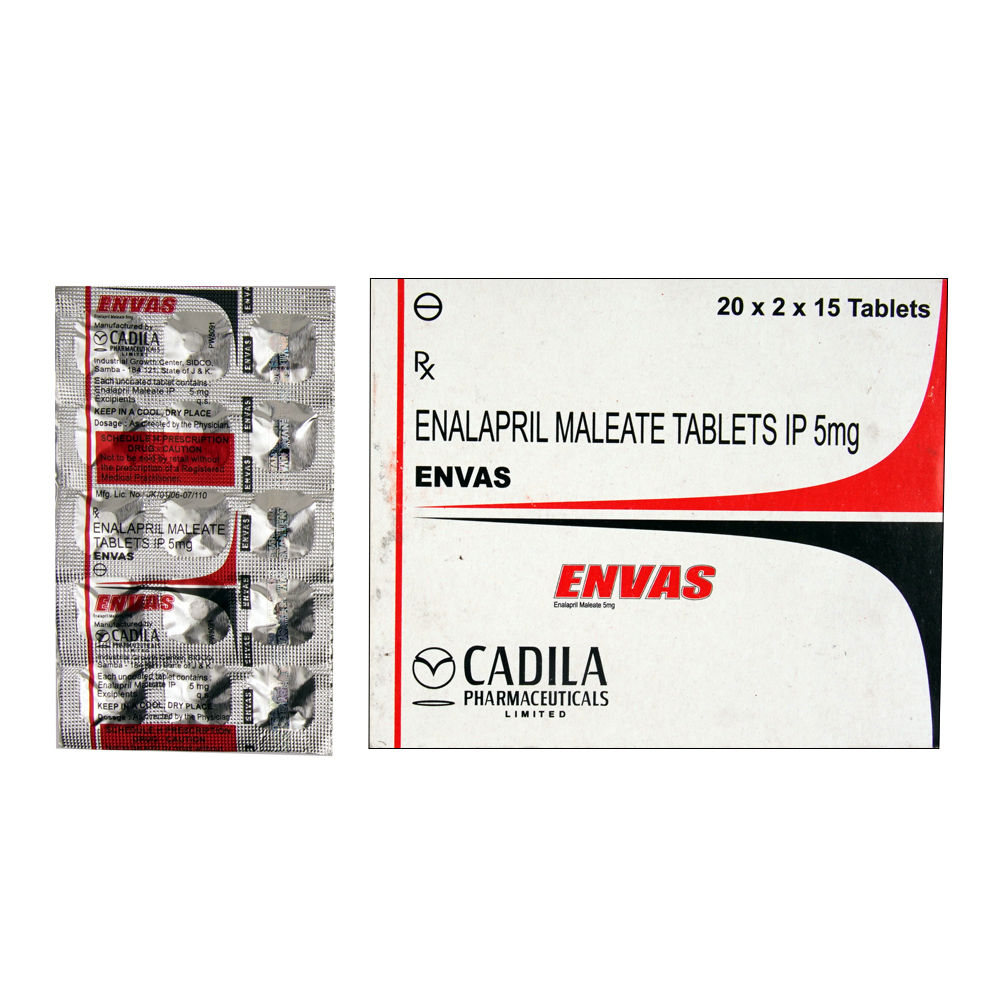 Buy Envas 5mg 15 Tablets Online at Best Prices | Wellness Forever