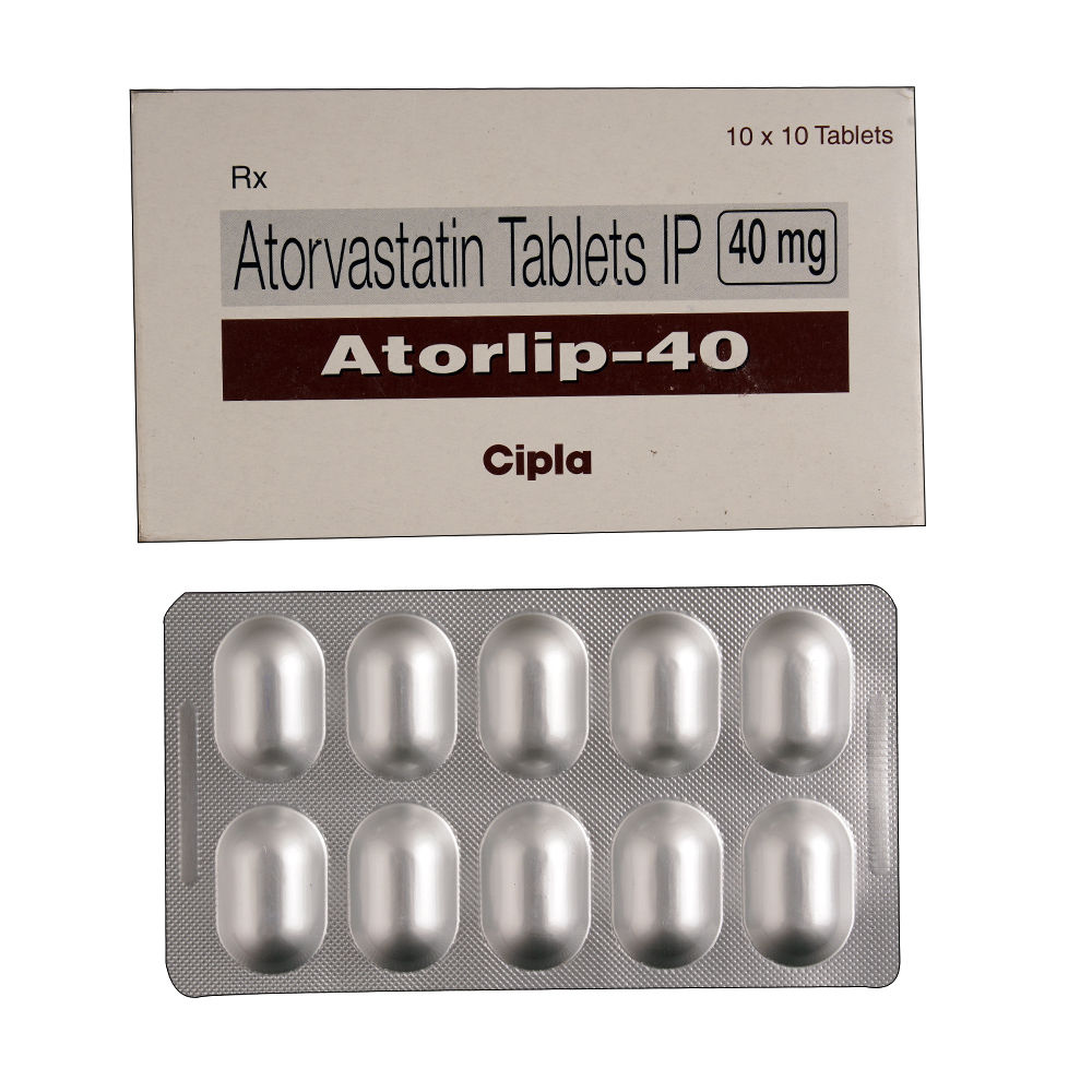 Buy Atorlip 40mg 10 Tablets Online at Best Prices | Wellness Forever