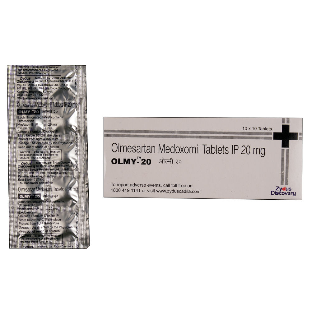 Buy Olmy 20mg 10 Tablets Online at Best Prices | Wellness Forever