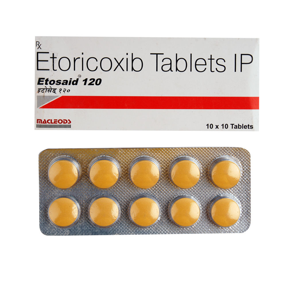 Buy Etosaid 120mg 10 Tablets Online at Best Prices | Wellness Forever