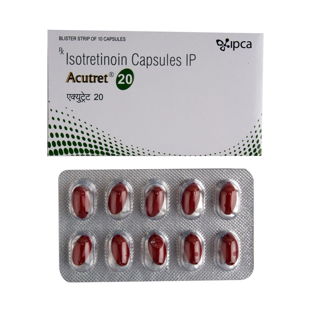 Buy Acutret 20mg 10 Capsules Online at Best Prices | Wellness Forever